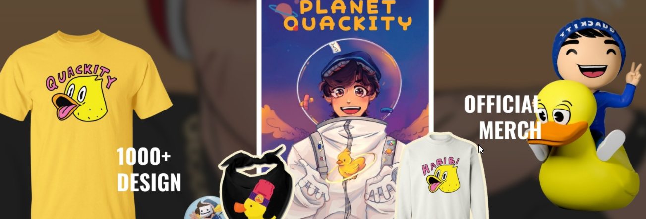 Quackity Merch Store - Contact Us